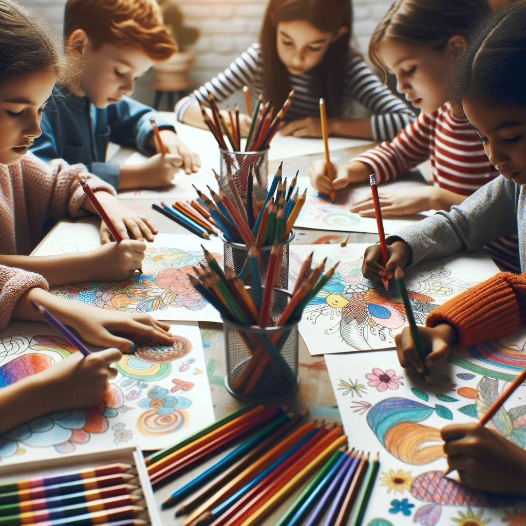 Rysowanie kredkami - Wydawnictwo Molly