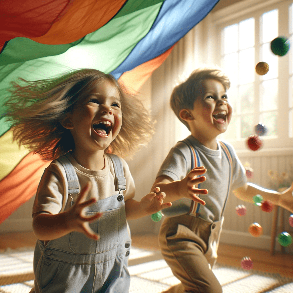 Zabawy z chustą animacyjną - Wydawnictwo Molly