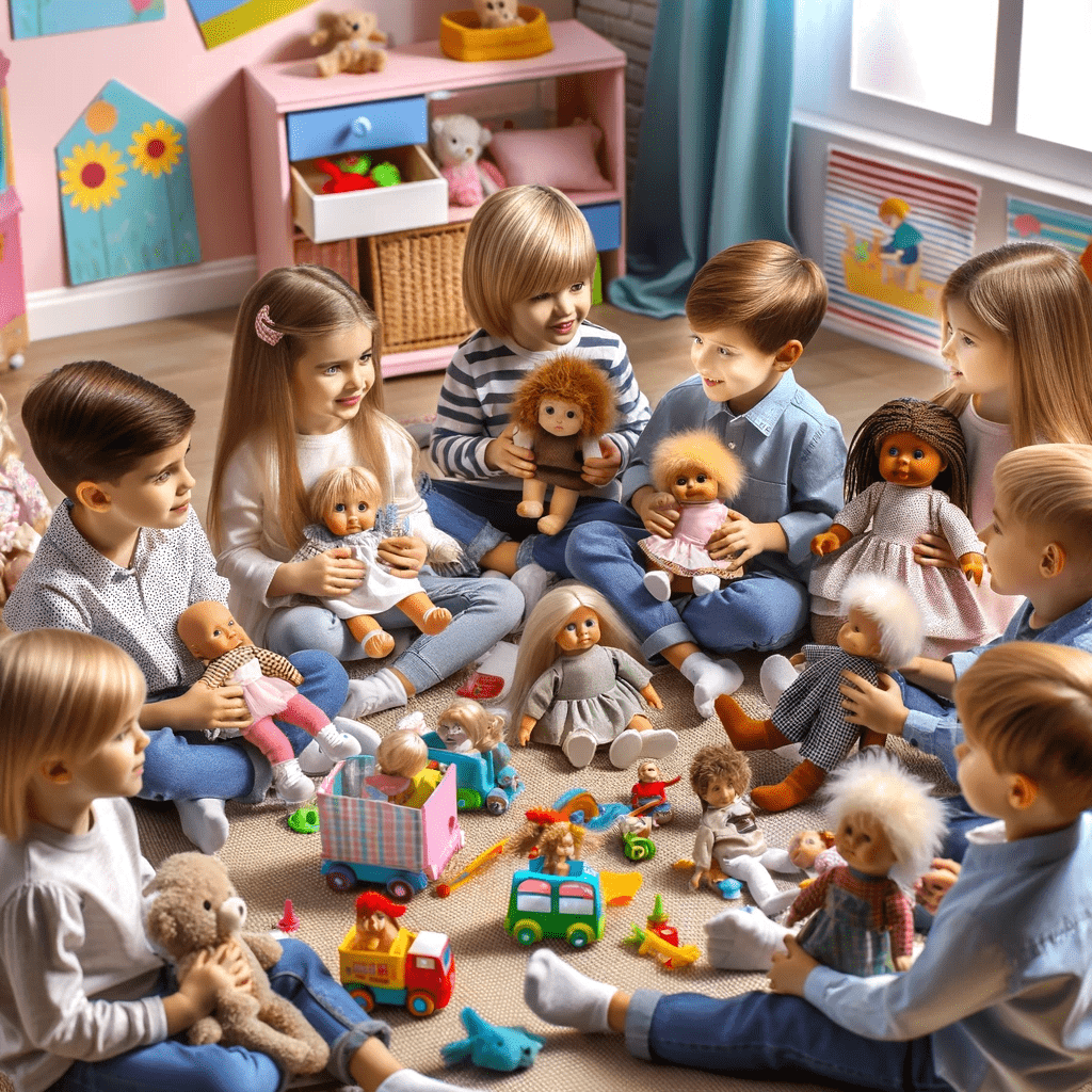 Zabawy z lalkami i pluszakami - Wydawnictwo Molly